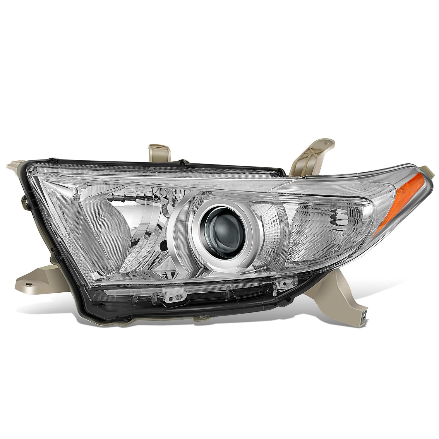 DNA Motoring Projector Headlight for 11-13 Toyota Highlander, Driver ...