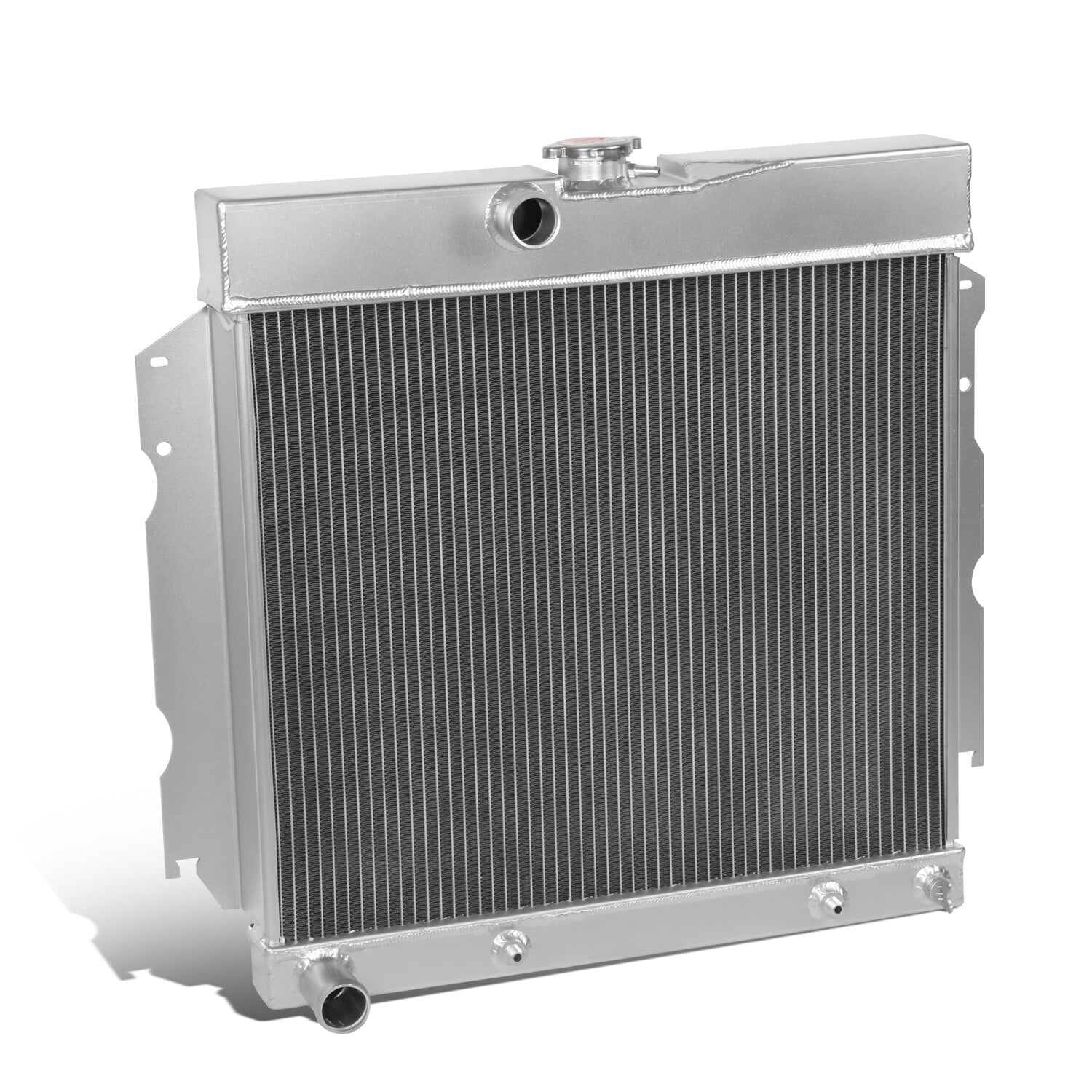 DNA Motoring Aluminum 2-Row Racing Radiator for 1963-1969 Dodge Charger ...