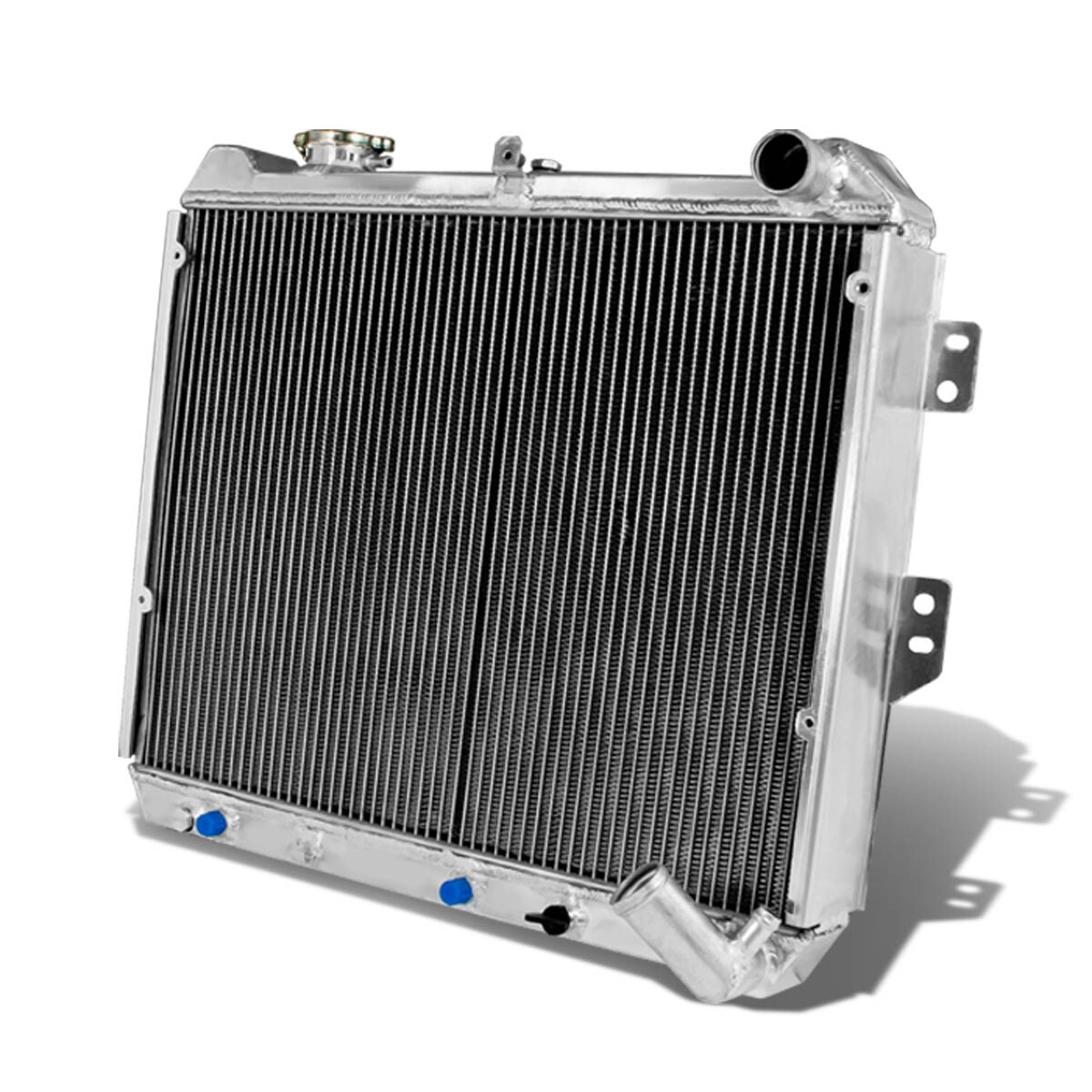 DNA Motoring Racing Radiator, Aluminum, 3-Row, Fits 1984-1985 Mazda RX ...