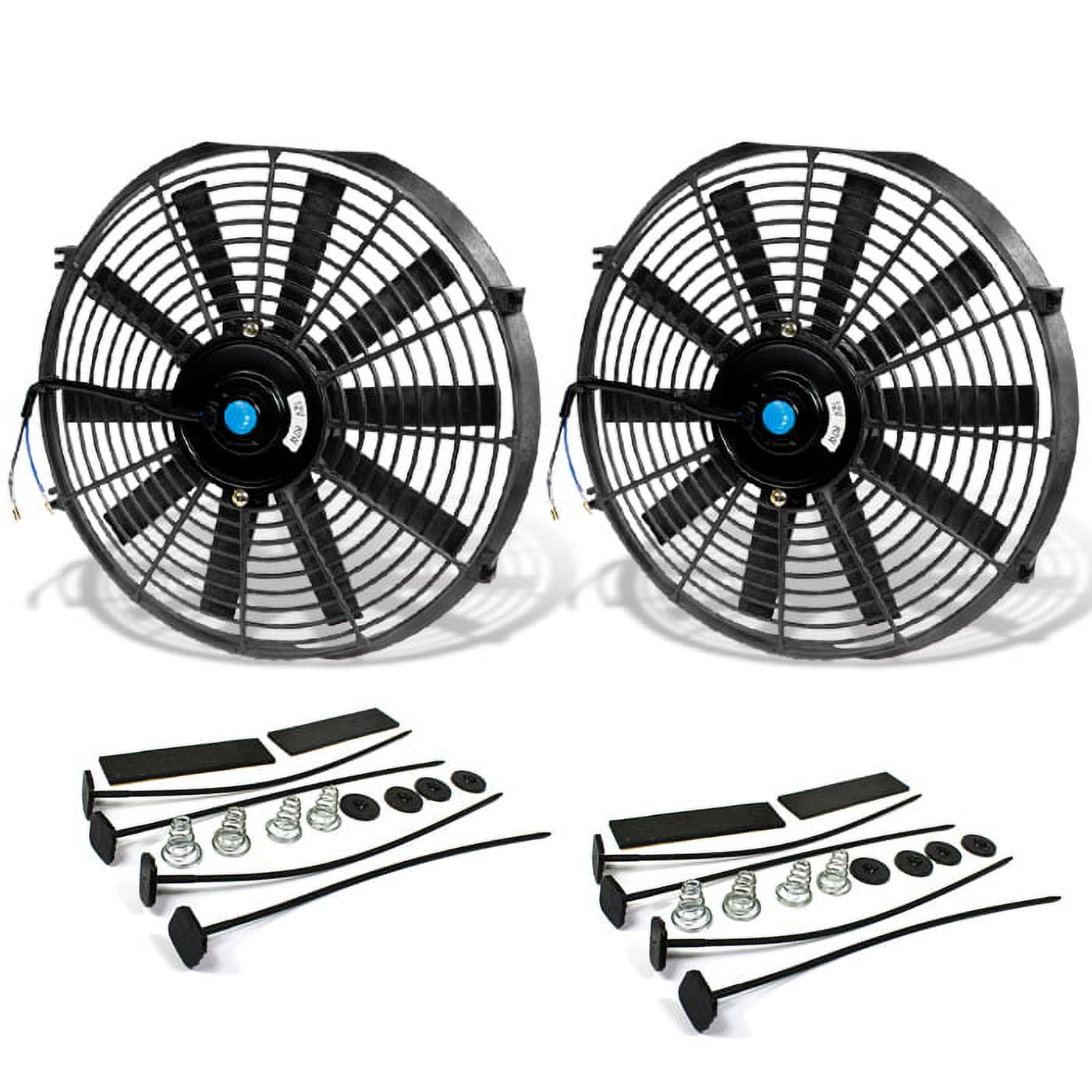 DNA Motoring RAF-14+FMK-X2 2Pcs 14" Inch High Performance Electric ...