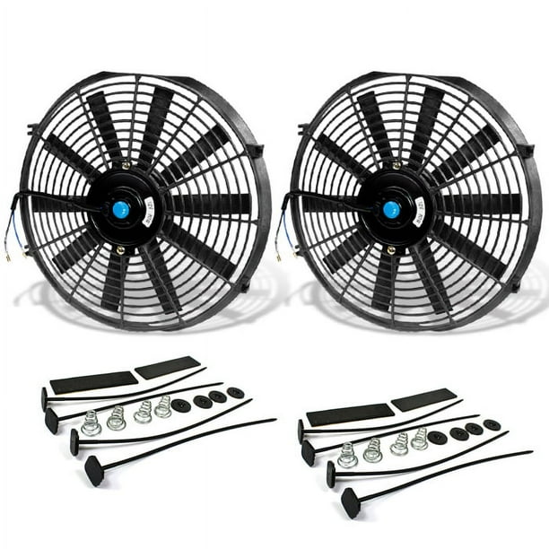 DNA Motoring RAF-14+FMK-X2 2Pcs 14" Inch High Performance Electric ...
