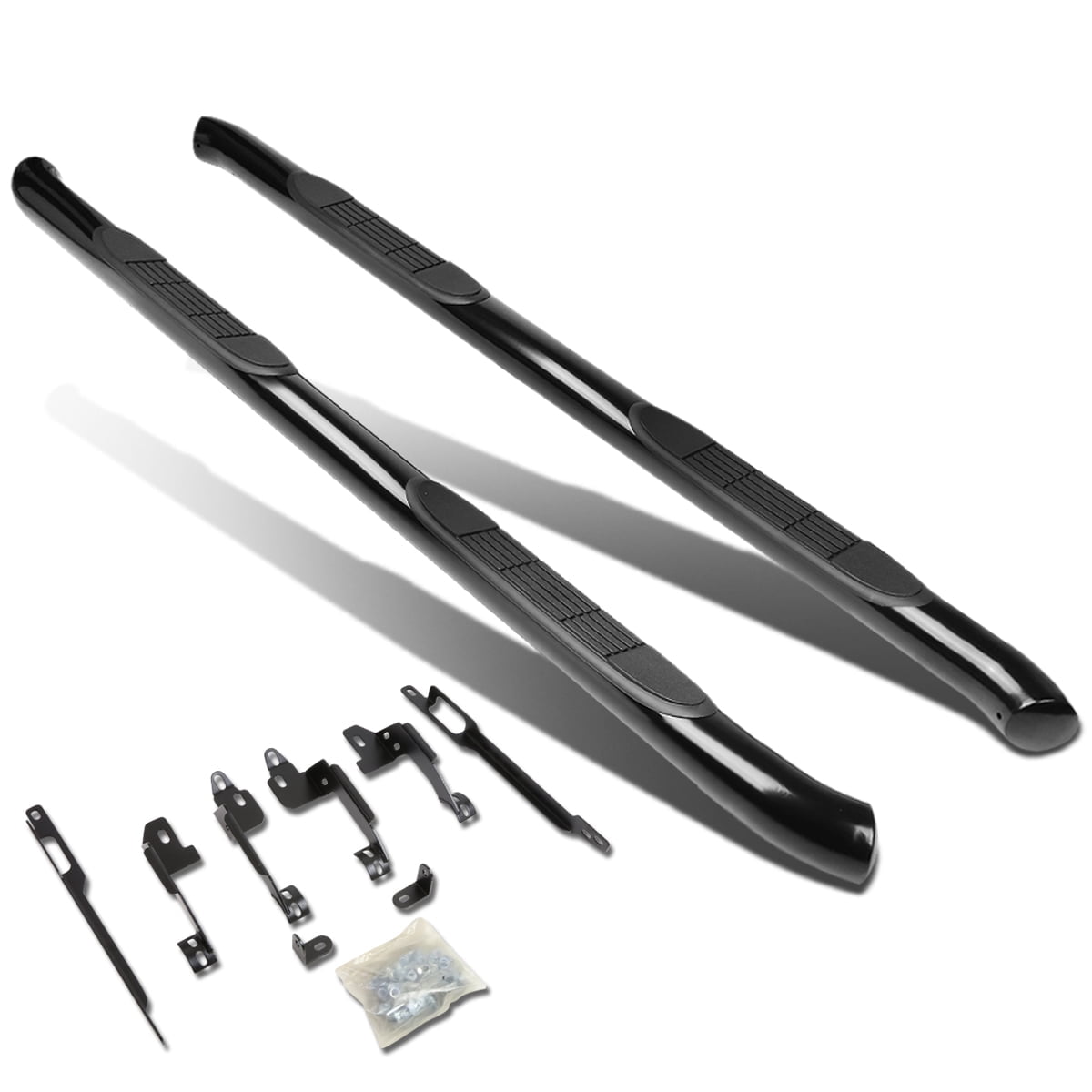 DNA Motoring 3" Black Side Step Nerf Bars Running Boards for 2011-2019 ...