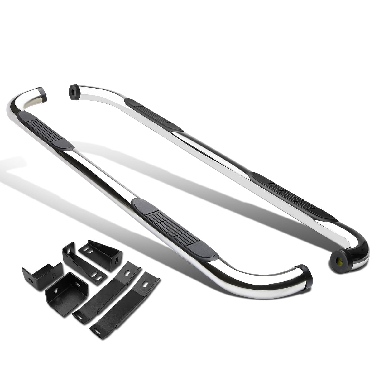 DNA Motoring 3" Stainless Side Step Nerf Bars Running Boards for 2000 ...