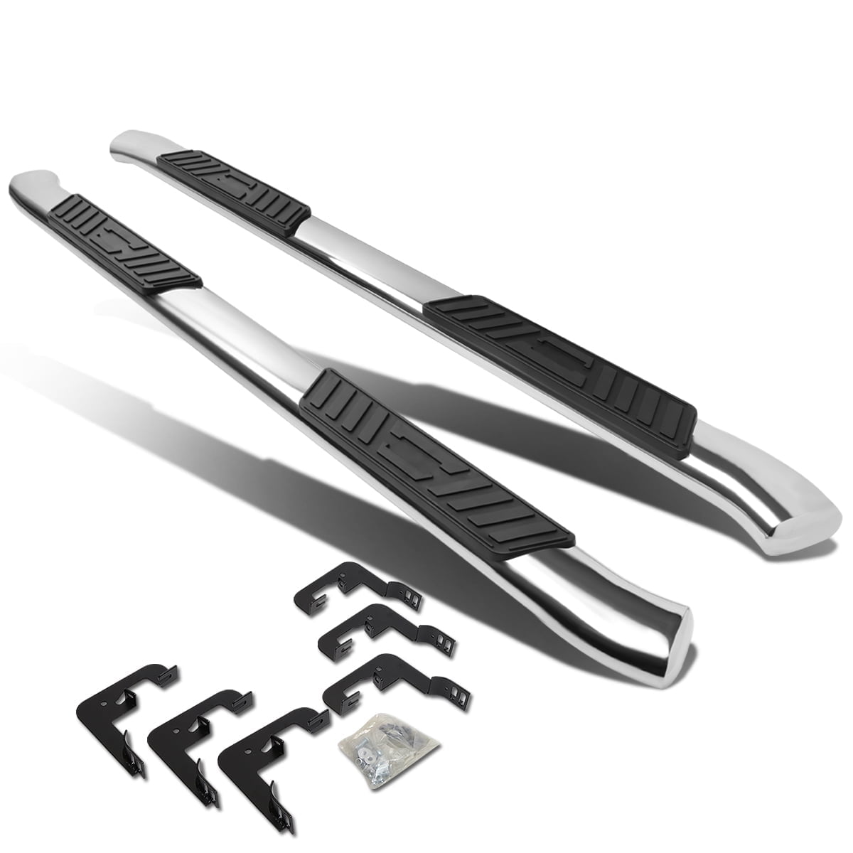 DNA Motoring 5" OD Chrome Side Step Nerf Bars Running Boards for 2007 ...