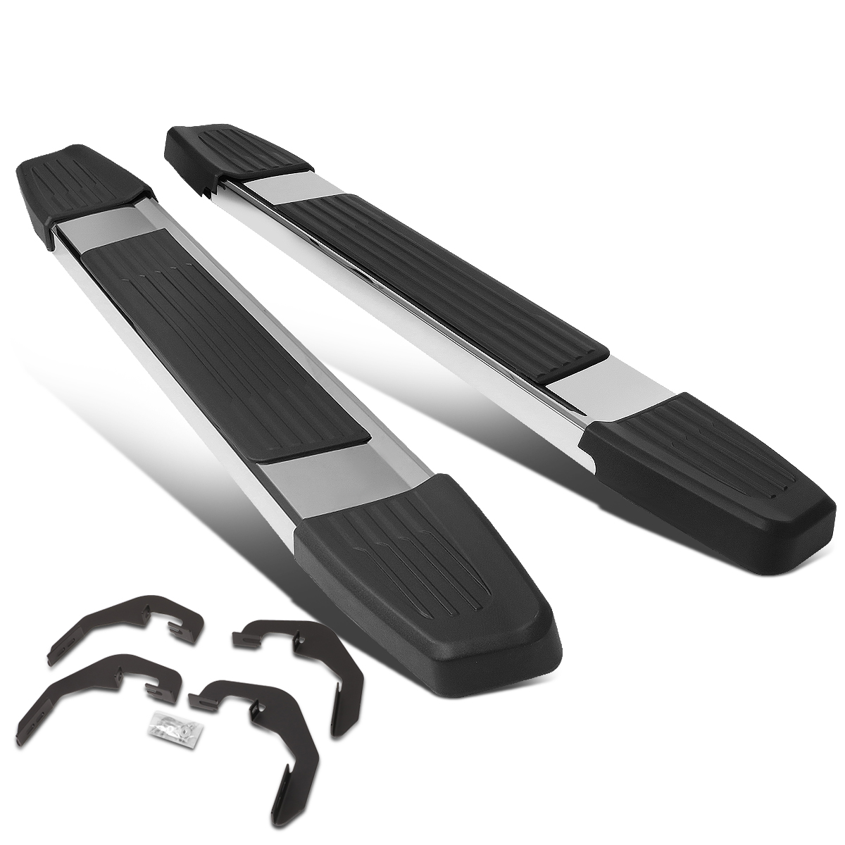 Smittybilt Wheel to Wheel Nerf Steps with Cleated Steps (Black ...