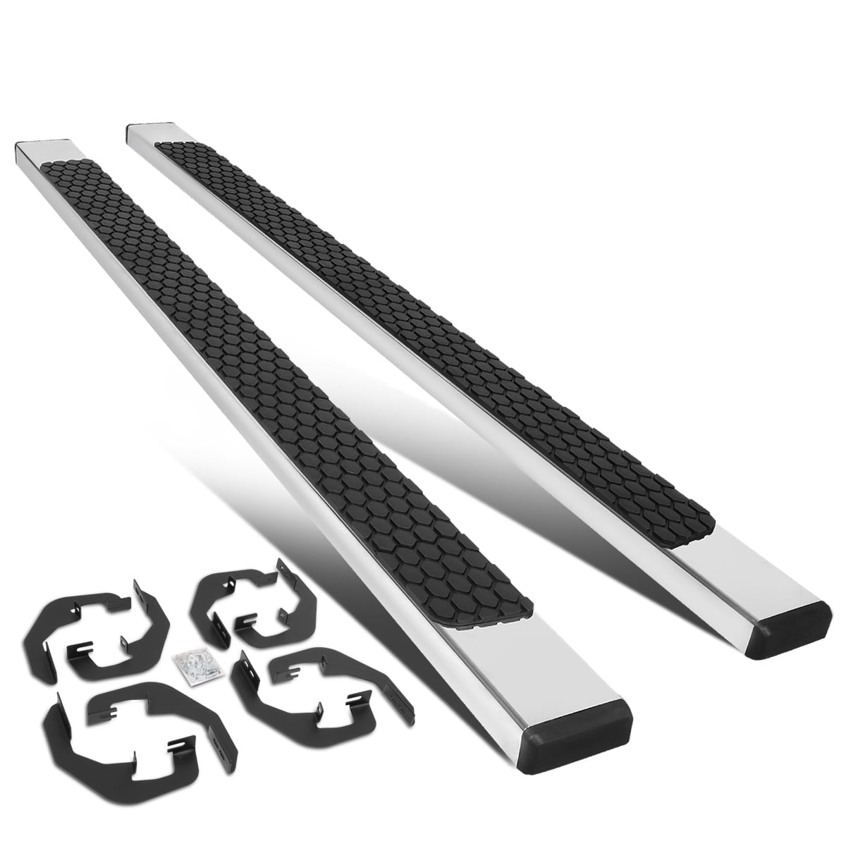 DNA Motoring 5" Chrome Side Step Nerf Bars Running Boards for 2007-2019 ...
