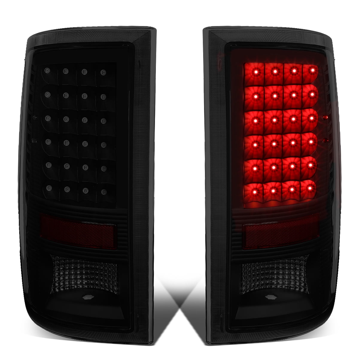 DNA Motoring TL-DRAM09-LED-BK-SM For 2009 to 2017 Dodge Ram 1500 / 2500 ...