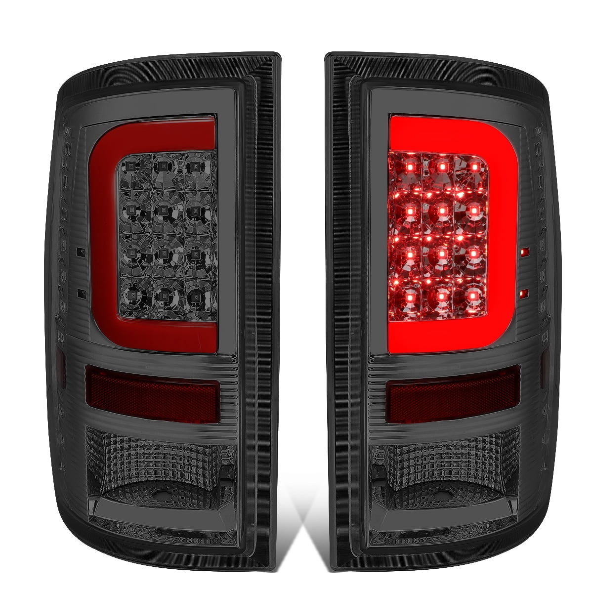 DNA Motoring TL-DRAM09-LED-RD3D-SM-G2 For 2009 to 2017 Dodge Ram 1500 ...