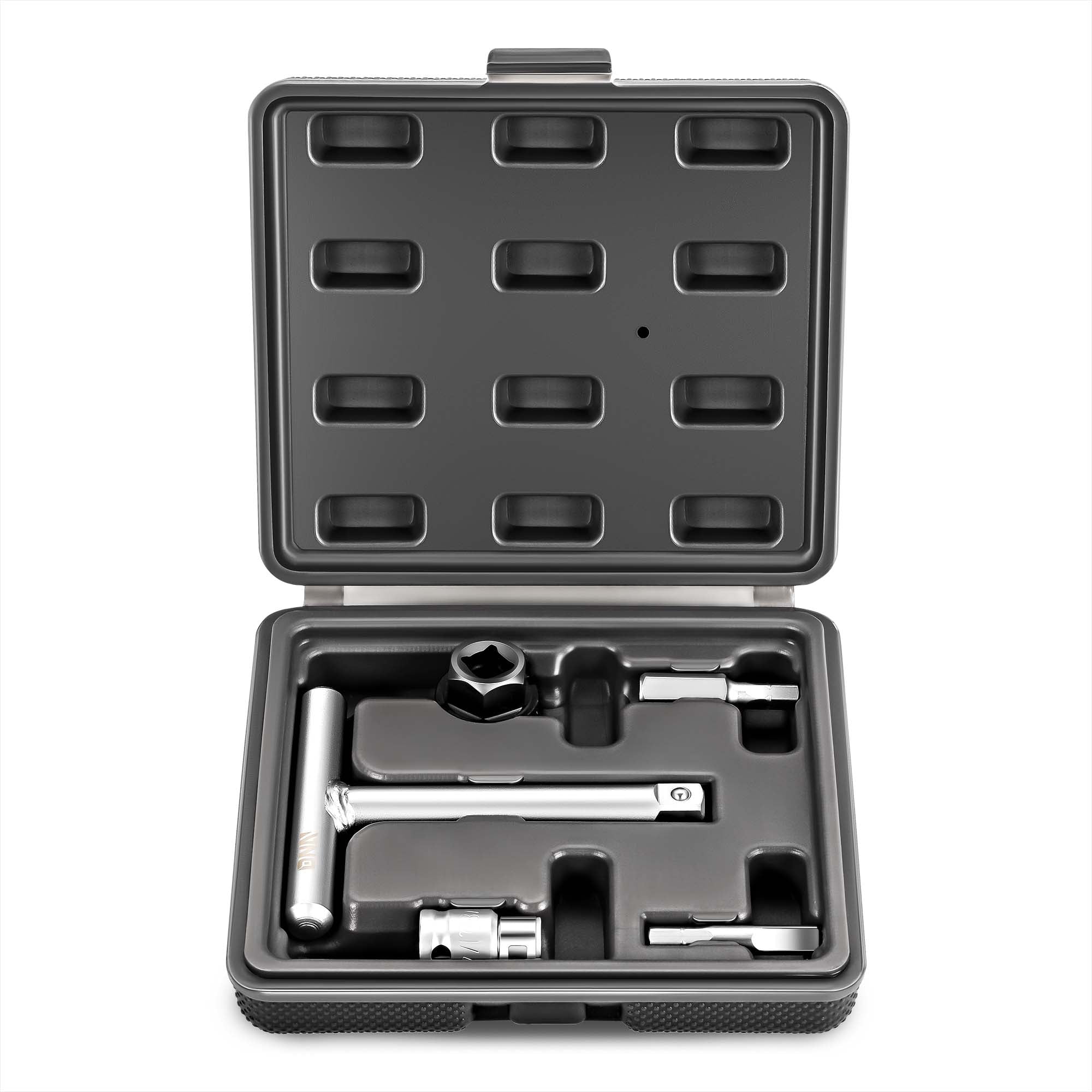 DNA Motoring TOOLS-00141 5Pcs 1/4"+3/8" Engine Oil Service Pan Drain ...