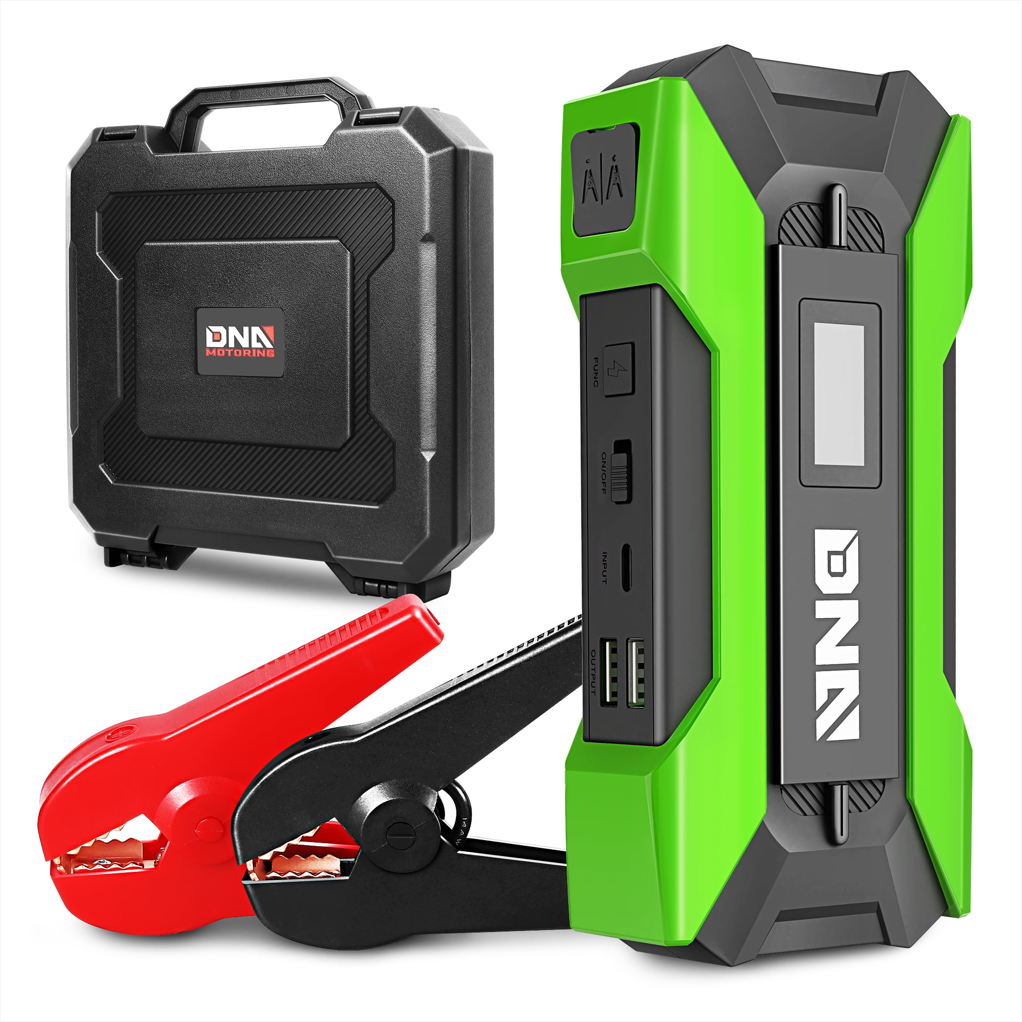 DNA Motoring 12V 1500A 15000mAh Portable Car Battery Jump Starter for ...