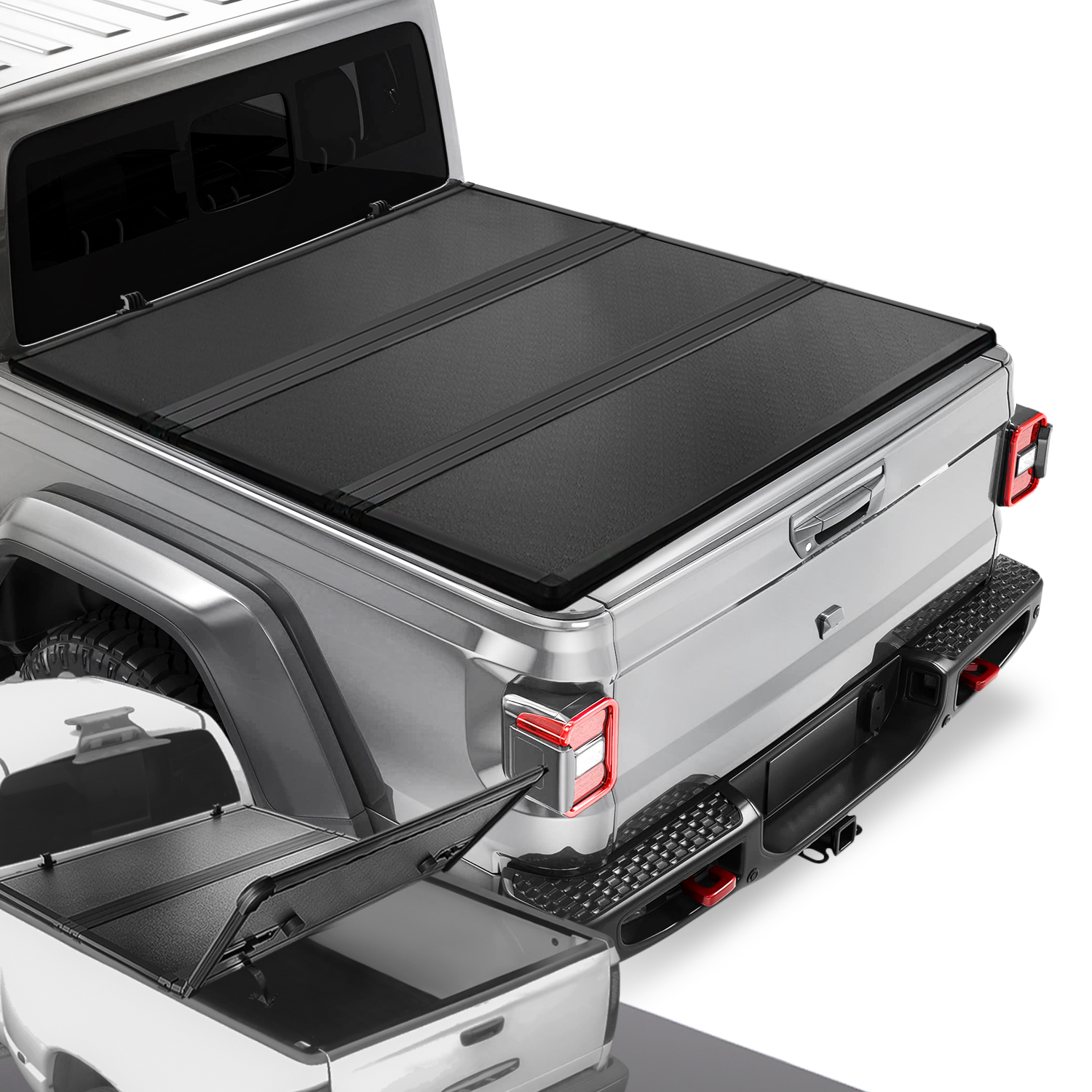 Pace Edwards Tr2136 Full-Metal Hard Retractable Manual Tonneau Cover ...
