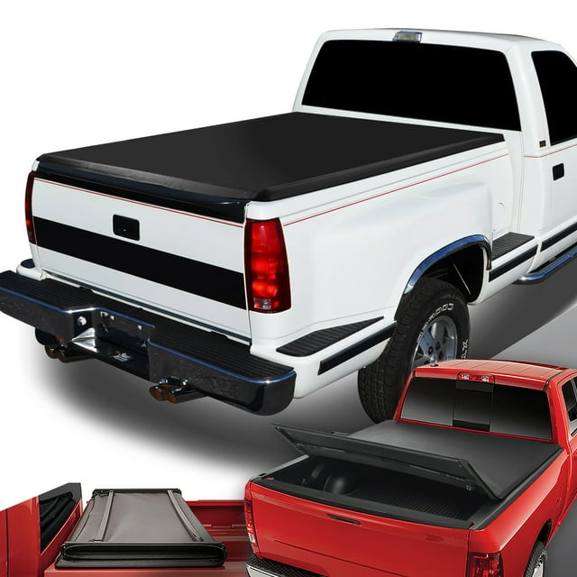 DNA Motoring TTC-TRISOFT-032 for 1988 to 2002 Chevy GMC C1500 C2500 K3500 6.5' Bed Fleetside Tri ...