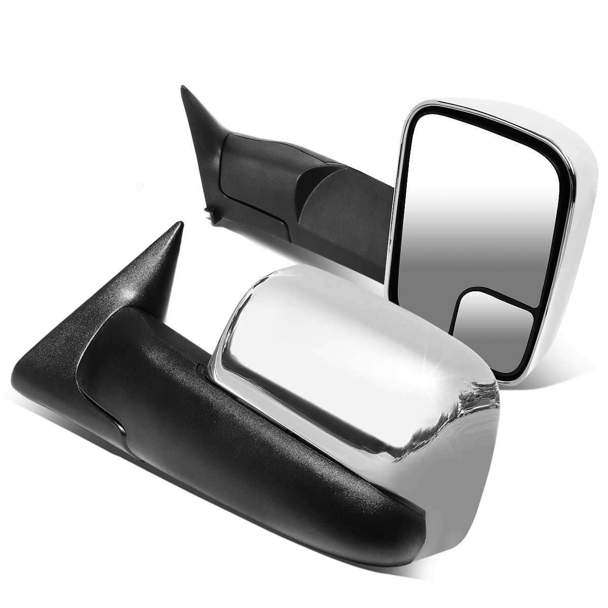 DNA Motoring For 94-02 Dodge Ram 1500 2500 3500 Chrome Manual Adjust ...