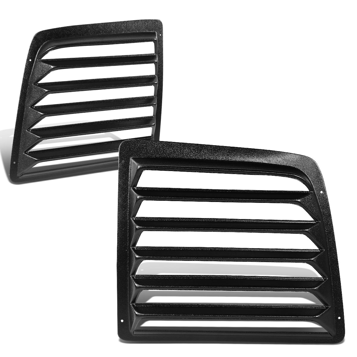 DNA Motoring Rear Window Louvers for 1997-2017 Chevy Express GMC Savana ...