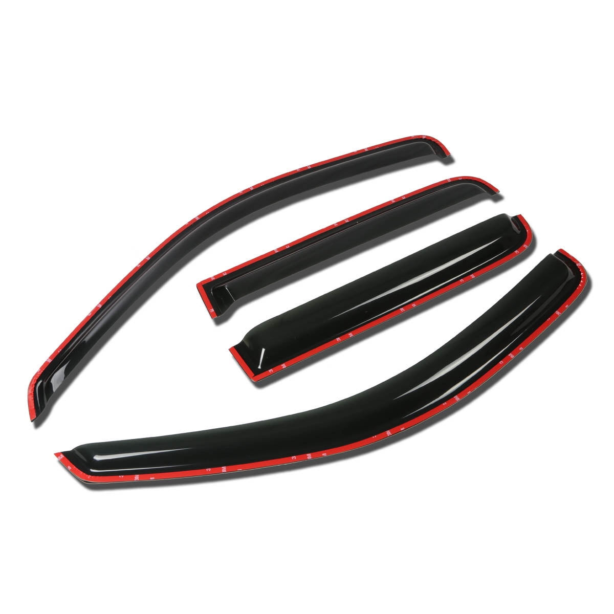 DNA Motoring WVS-023 For 2000 to 2004 Dodge Dakota Quad Cab 4pcs Window ...