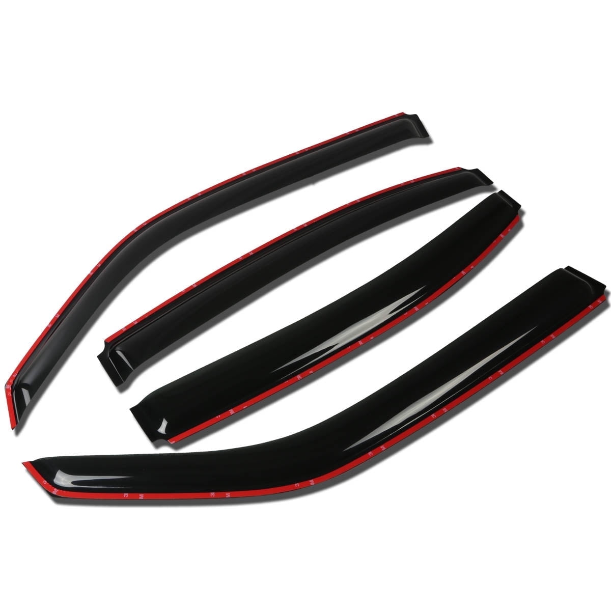 DNA Motoring WVS-124 FOR 06-10 CHARGER LX 4PC SMOKE TINT WINDOW VISOR ...