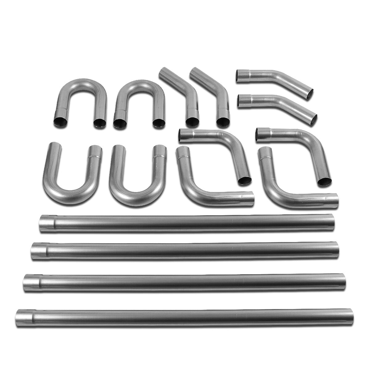 DNA Motoring ZTL-25RAW Universal 16 Piecese 2.5"OD Steel DIY Custom ...