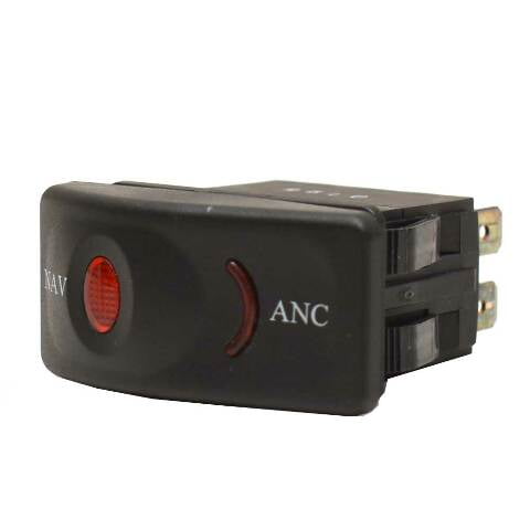 DNA On/Off/On Boat Rocker Switch | Nav/Anc 10-Spade Red 12V Lit ...