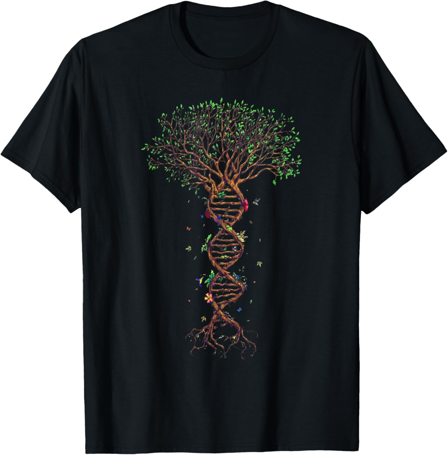 DNA Tree Genetic Funny Earth Day Plant A Tree Life Humor T-Shirt100 ...