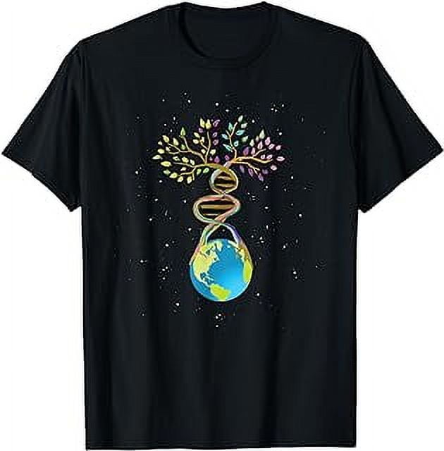 DNA Tree Life Mother Earth Genetics Biologist Science Shirt - Walmart.com