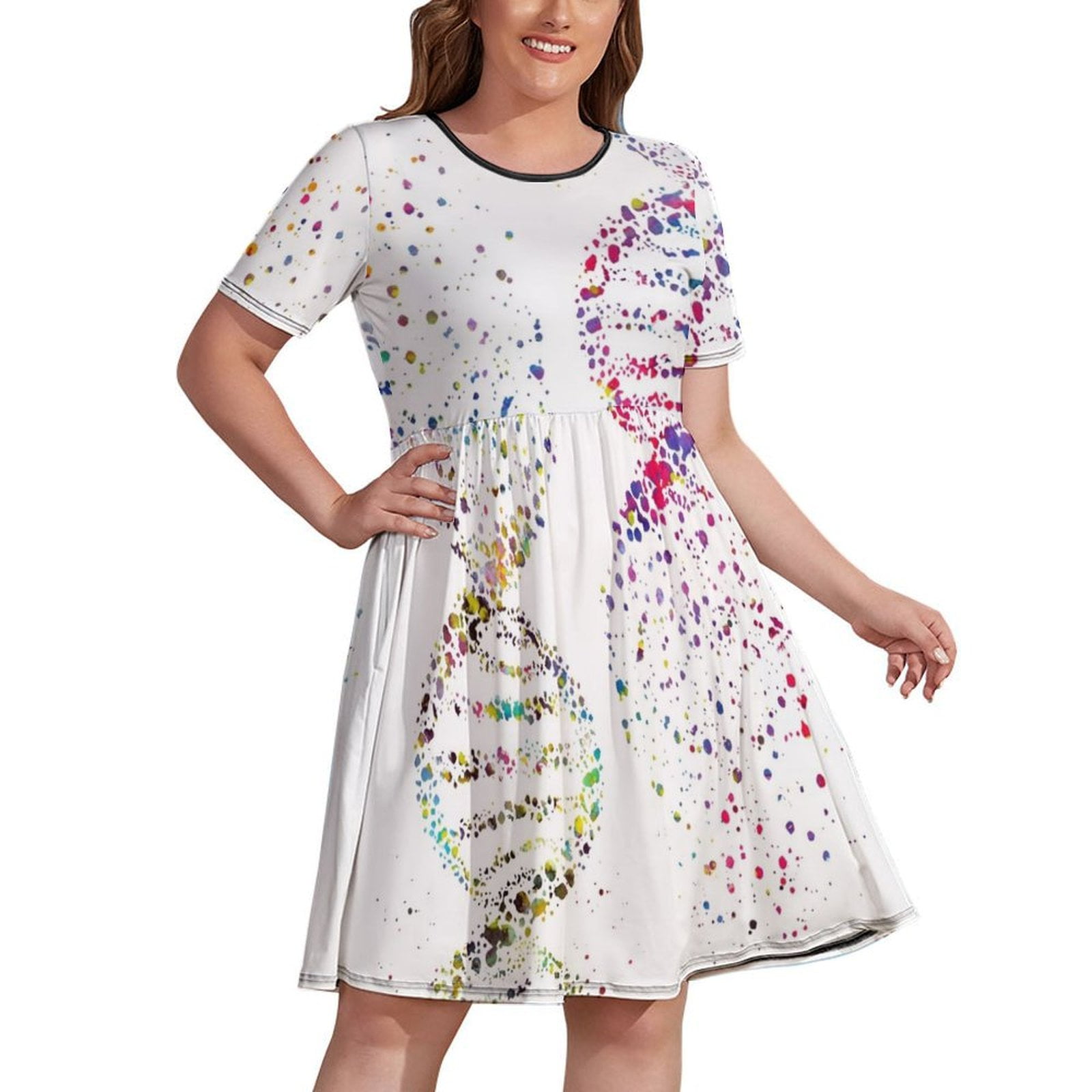 DNA Watercolor Art Dna double helix genetic Dress Woman fashion prom ...