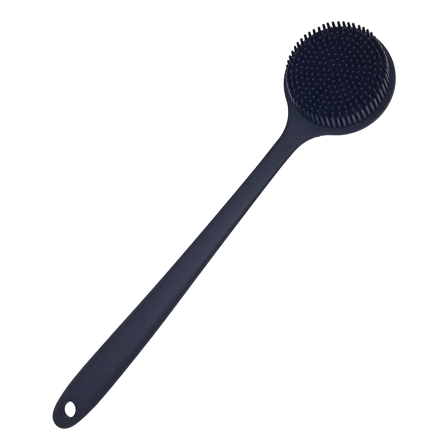 DNC Back Scrubber for Shower Soft Silicone Bath Body Brush with Long ...
