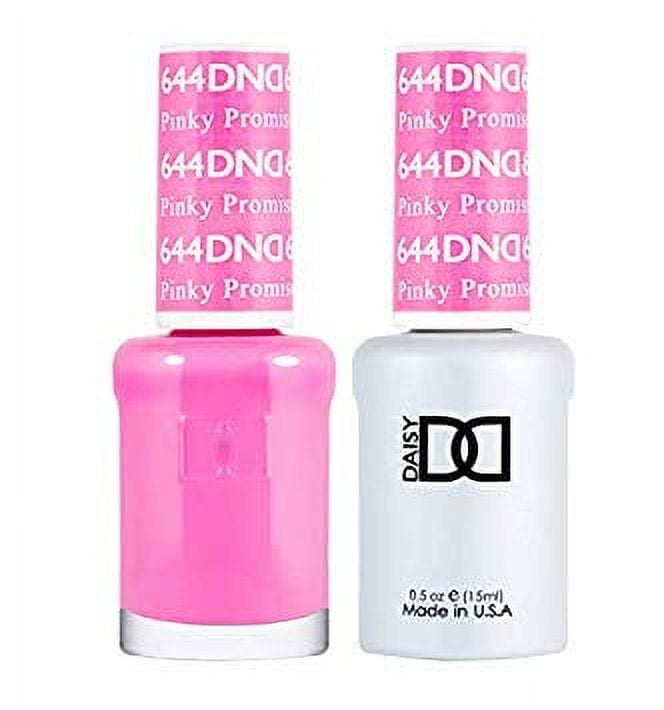 Daisy DND 644 Pinkie Promise Gel Polish Set, Matching Lacquer, LED UV ...