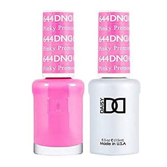 Daisy DND 644 Pinkie Promise Gel Polish Set, Matching Lacquer, LED UV ...