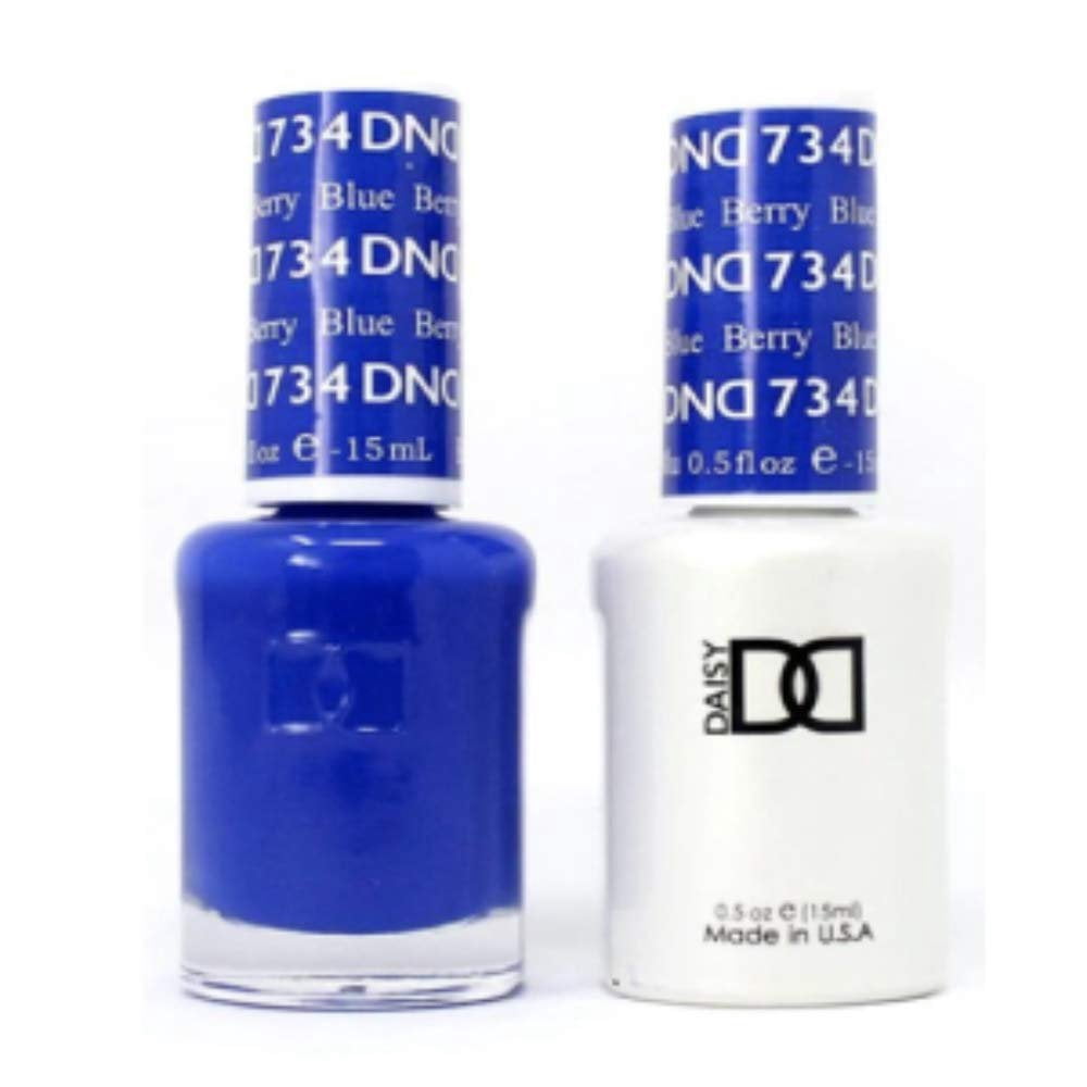 DND 734 BERRY BLUE Gel & Matching Polish Set - DND Gel & Lacquer ...