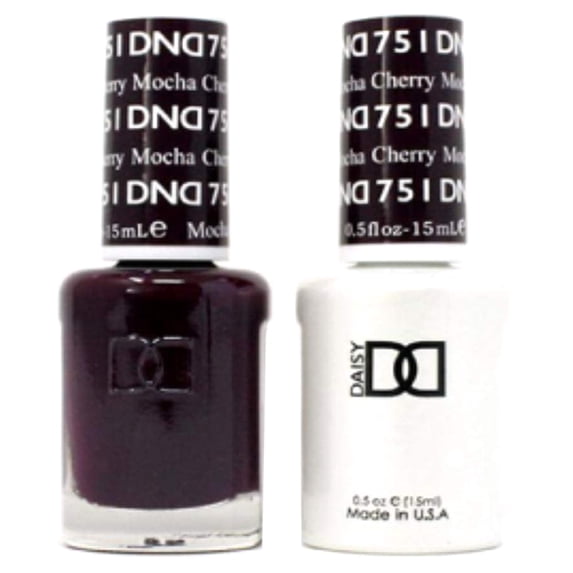 DND Cherry Mocha Gel & Matching Polish Set - 100% Pure Gel & Lacquer ...