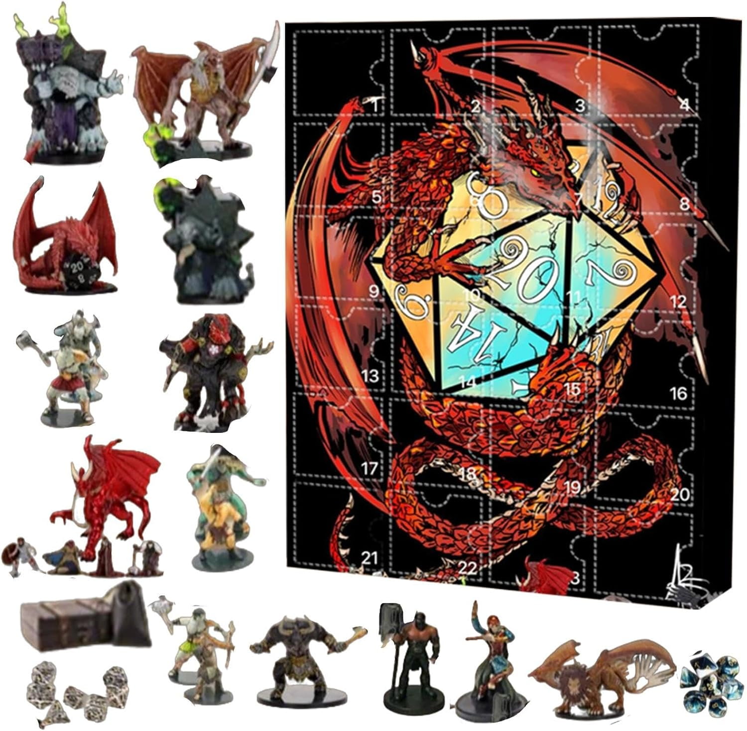 DND Advent Calendar 2024, Dungeons Dragons Toys Christmas Countdown ...
