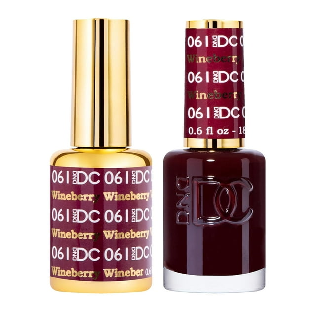 DND DC 061 Wineberry Gel & Matching Polish Set - Walmart.com