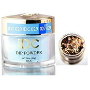 DND DC Pinks DIP POWDER for Nails 1.6oz, 45g, Daisy Dipping (with bonus side Glitter) Made in ...