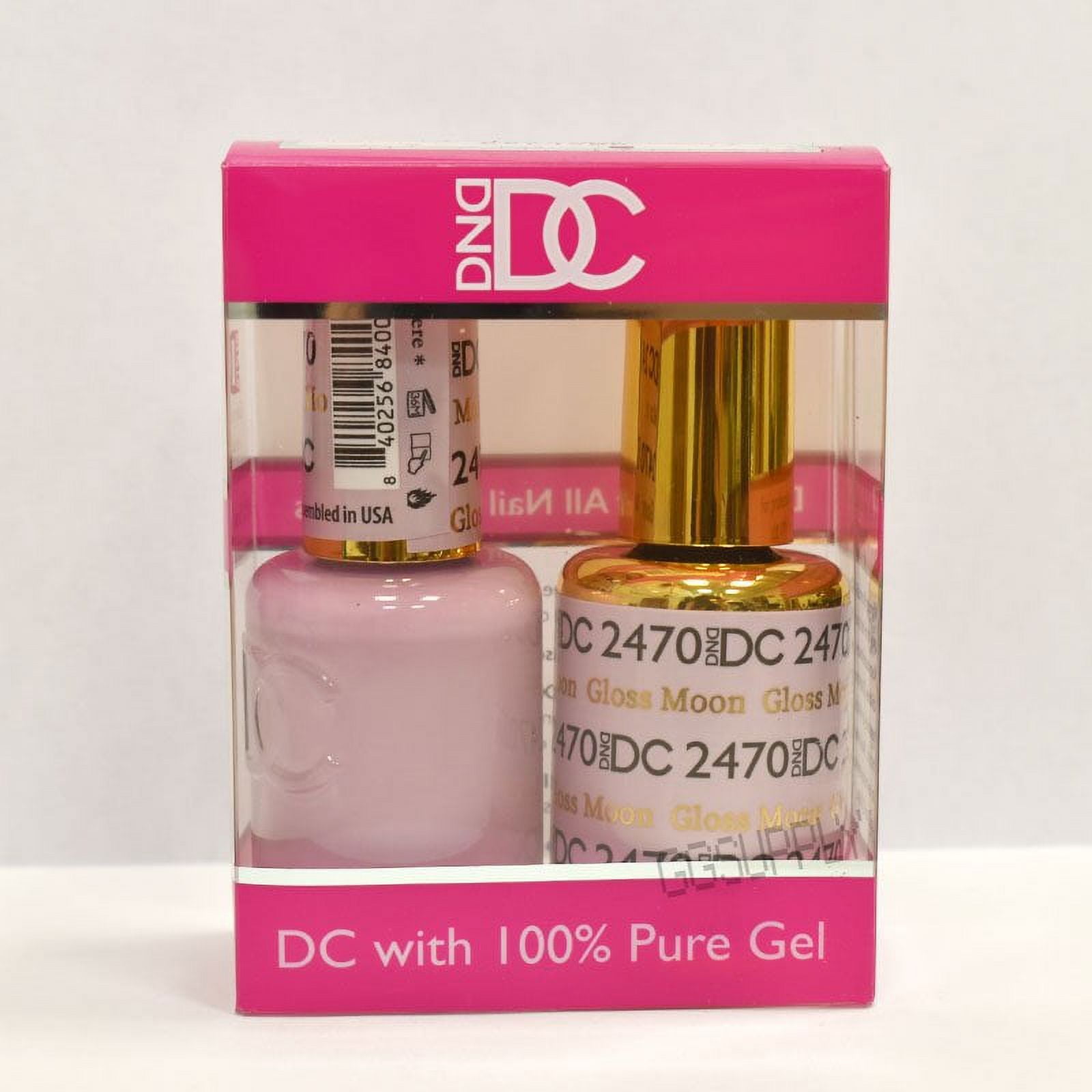 DND DC Duo Soak off Gel & Matching Nail Polish 2470 Gloss Moon ...