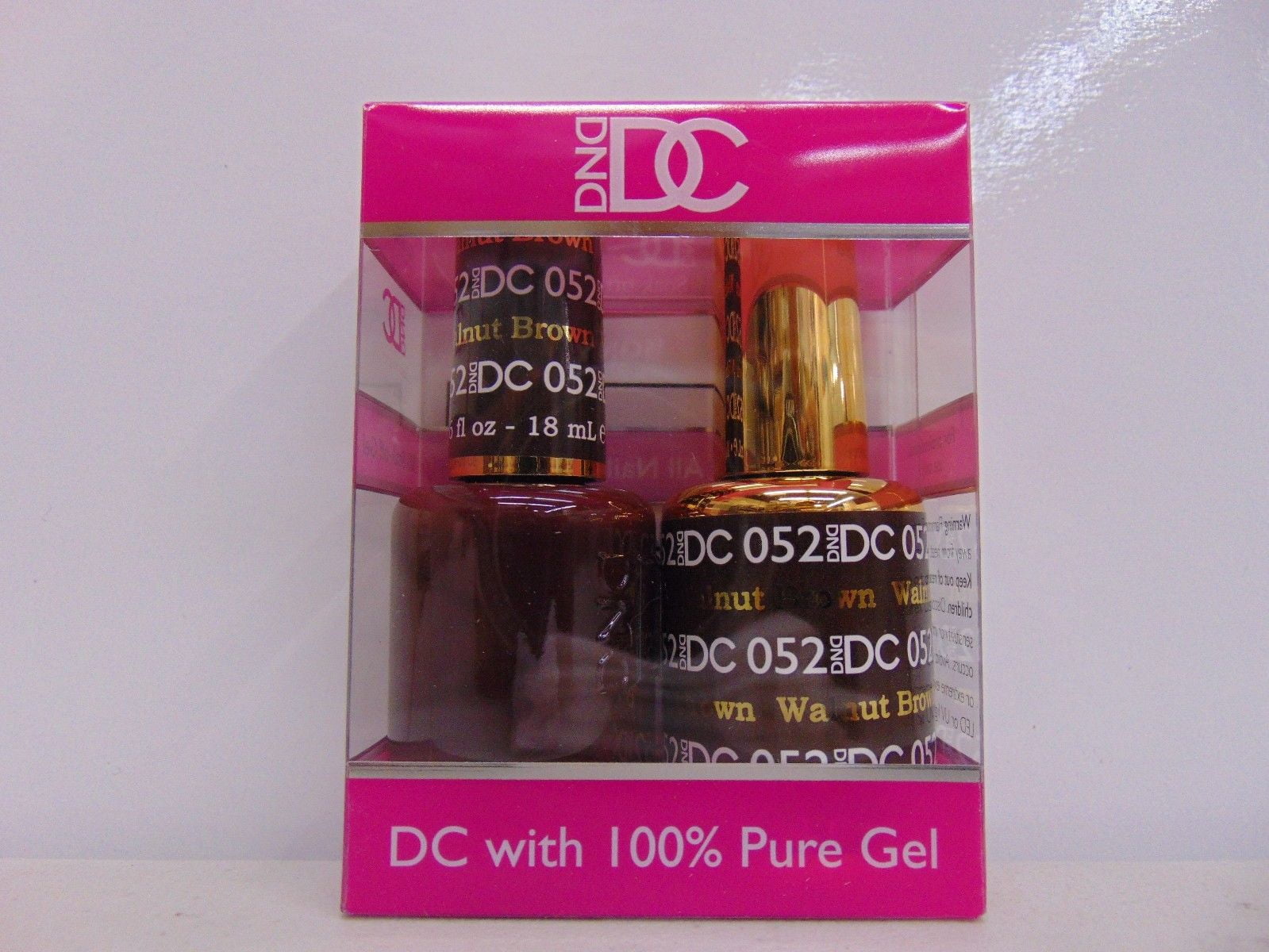 DND - DC Duo Soak off Gel & Matching nail polish, #052 - Walnut Brown ...
