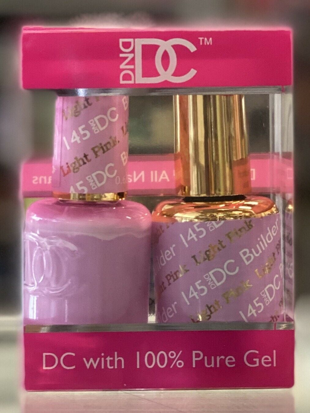 DND - DC Duo Soak off Gel & Matching nail polish, #145 - Pink Light ...