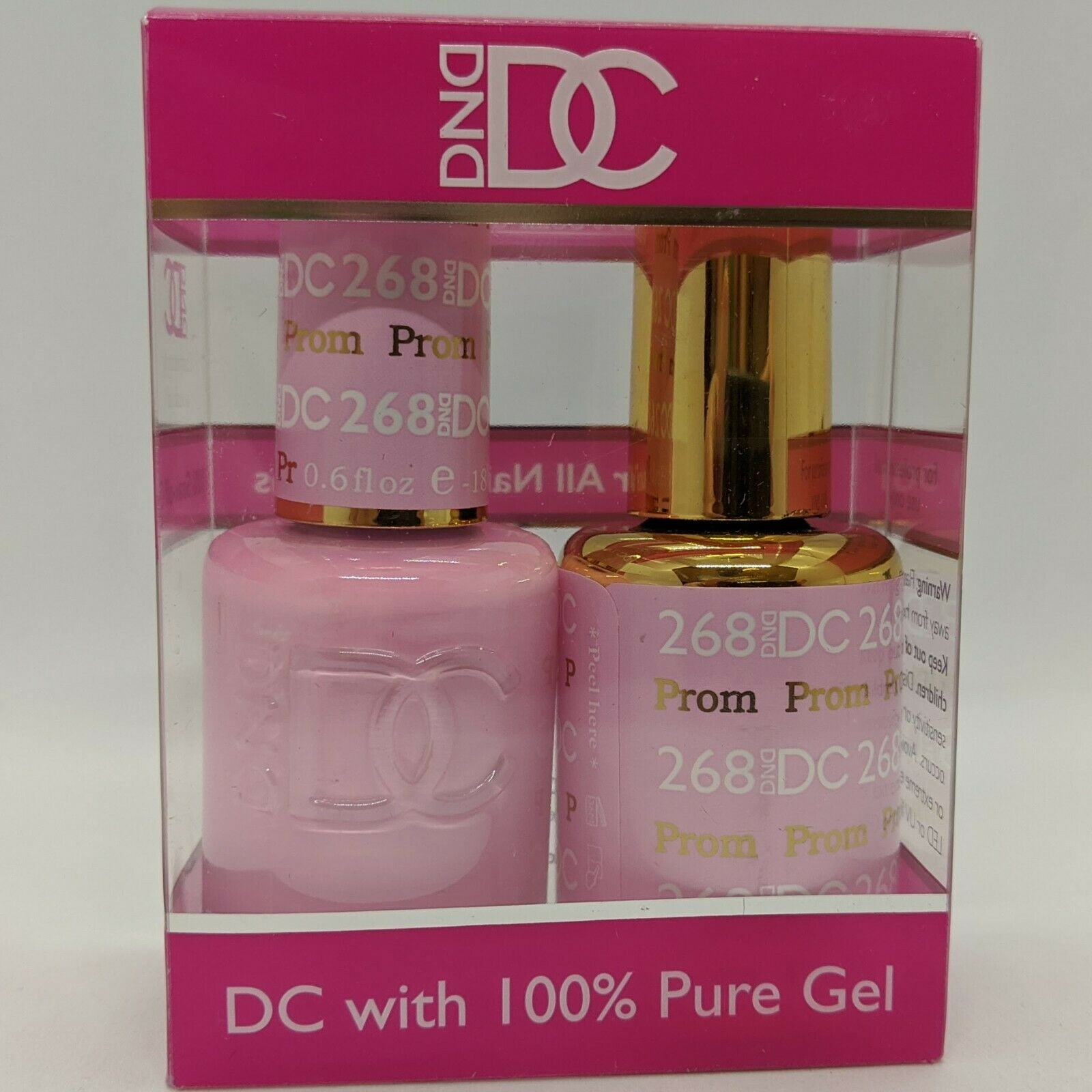 DND - DC Duo Soak off Gel & Matching nail polish, #268 - Prom - Walmart.com