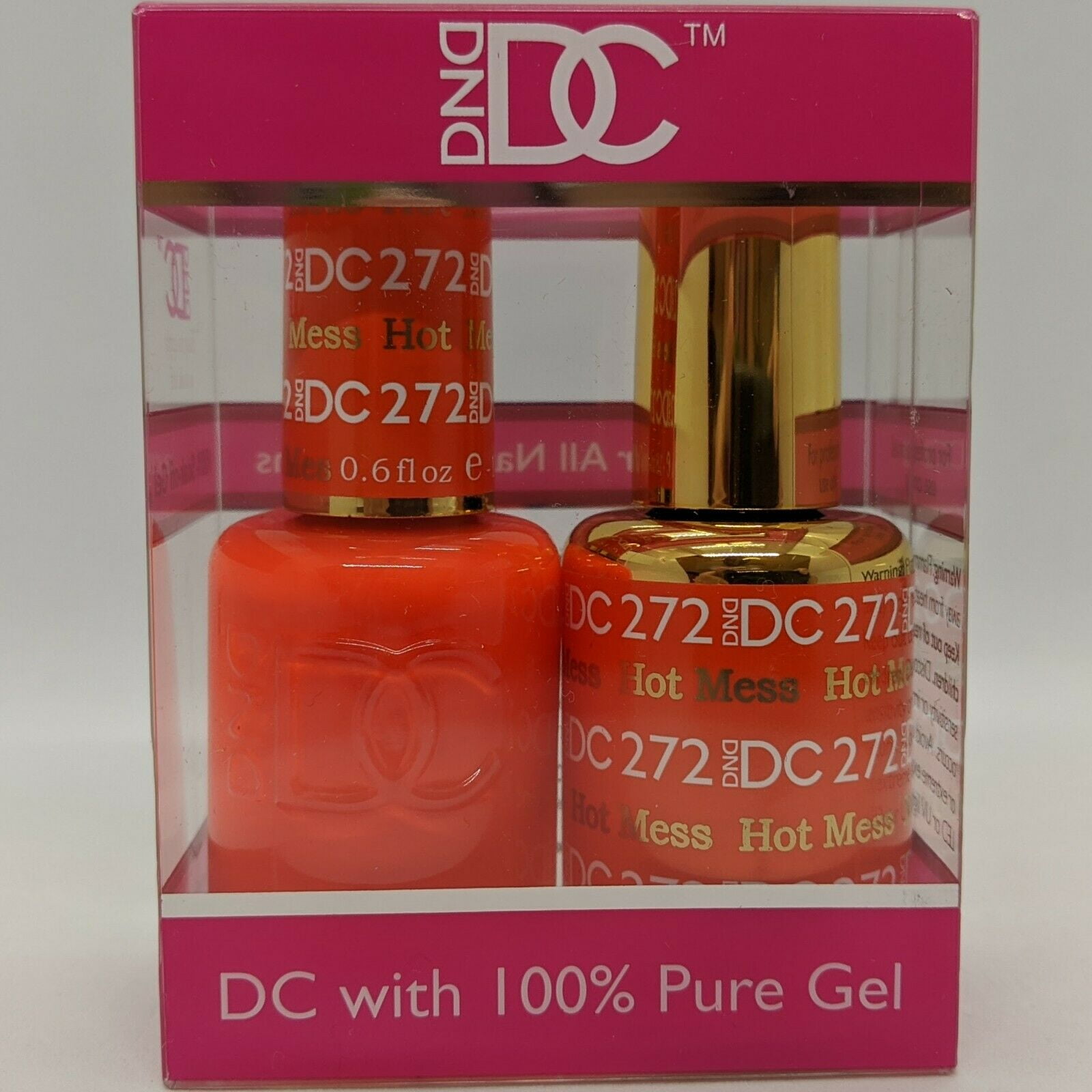 DND - DC Duo Soak off Gel & Matching nail polish, #272 - Hot Mess ...