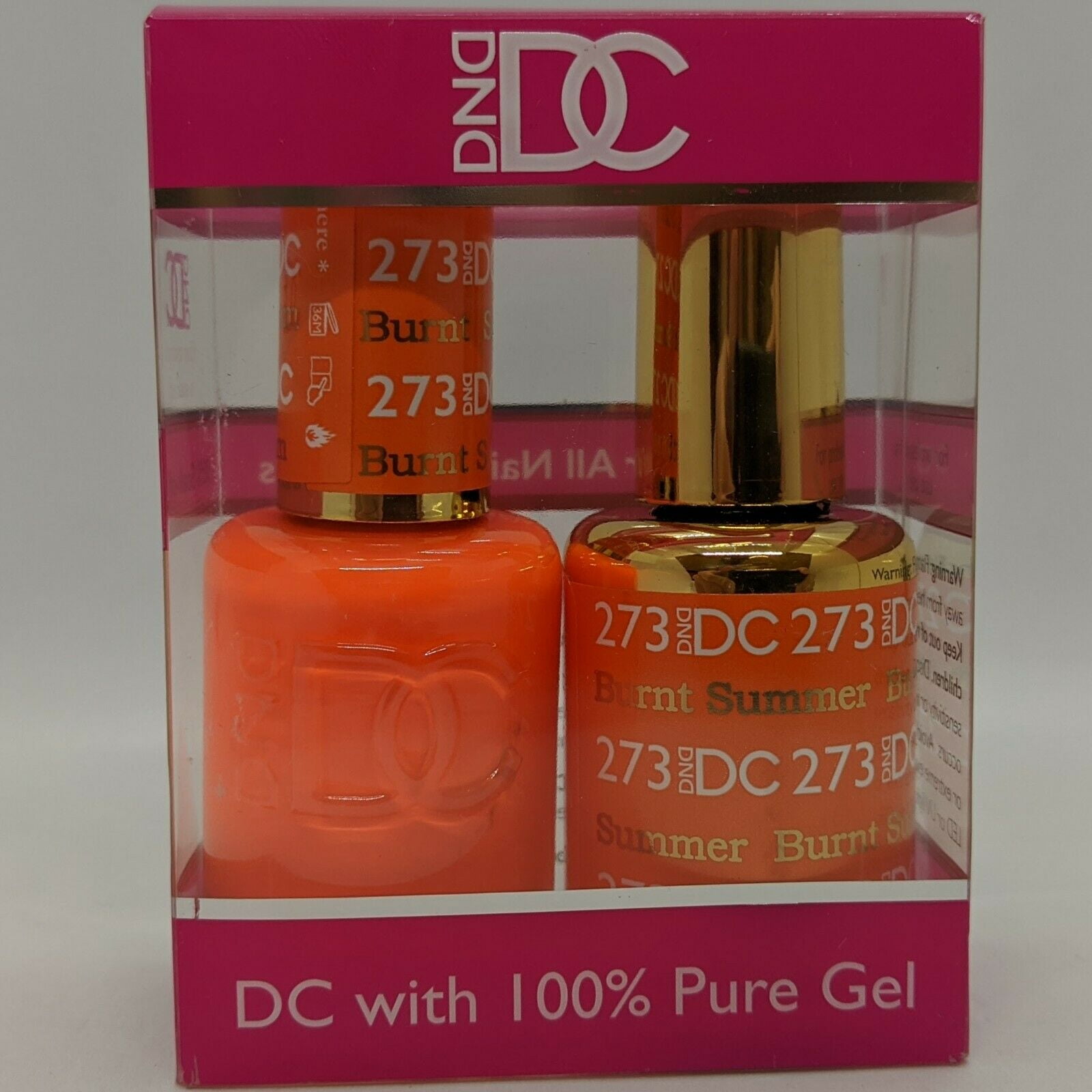 DND - DC Duo Soak off Gel & Matching nail polish, #273 - Burnt Summer ...