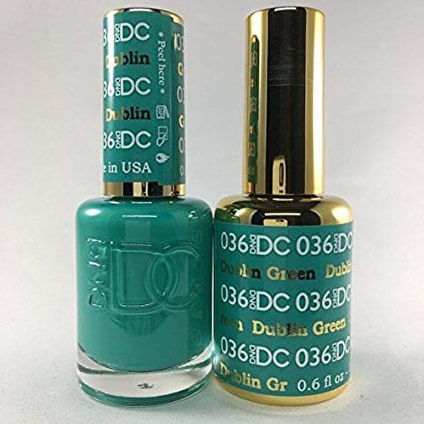 DND Duo Gel, Soak Off Gel Polish, Matching Nail Polish, Dublin Green # ...