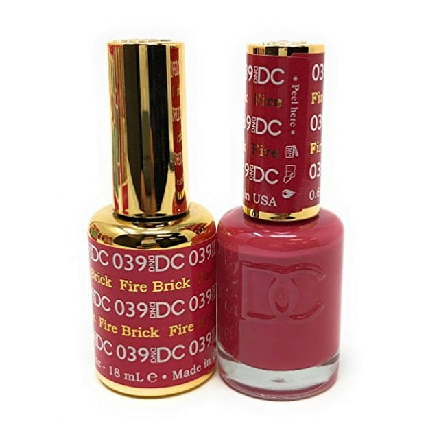DND - DC Duo Soak off Gel & Matching nail polish, Fire Brick #DC039 ...