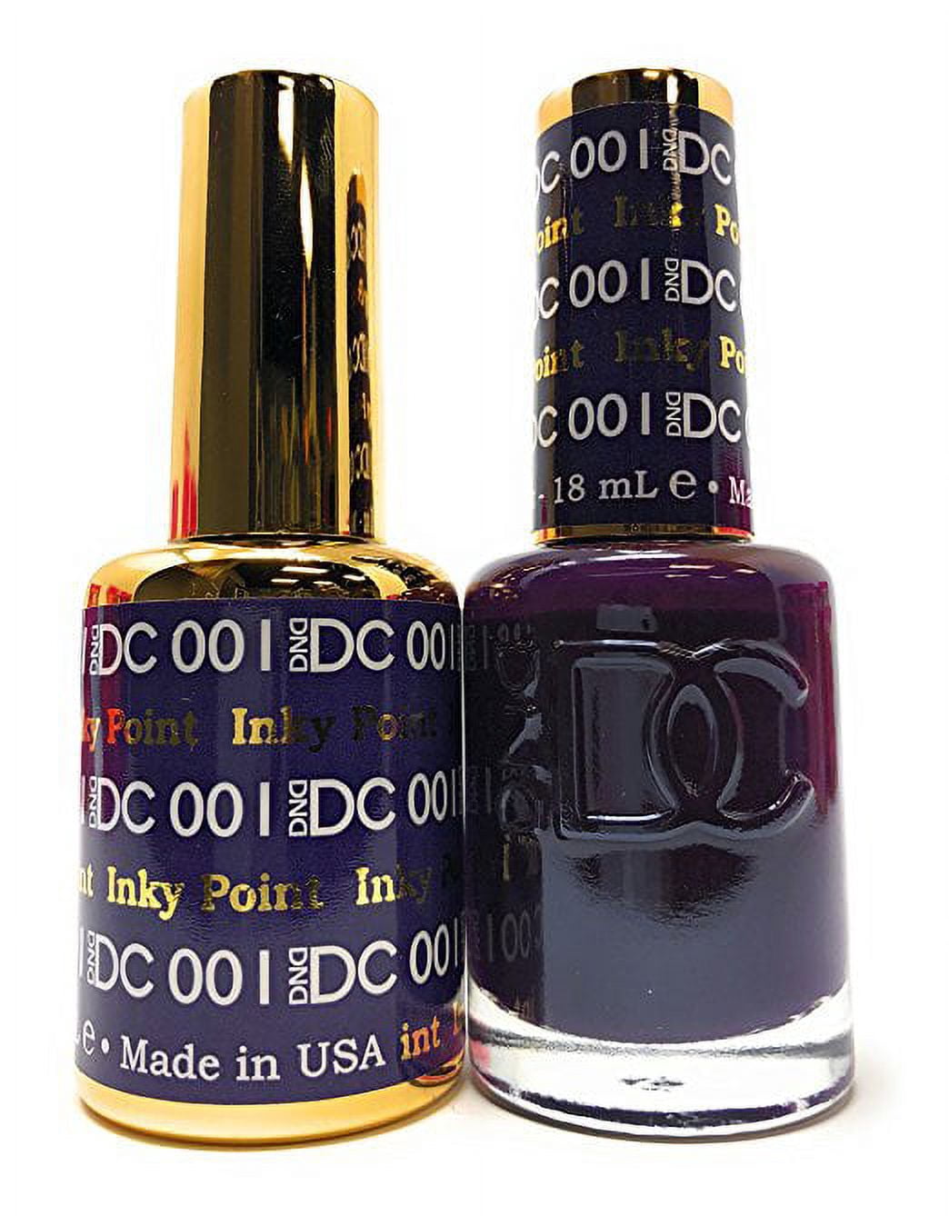 DND - DC Duo Soak off Gel & Matching nail polish, Inky Point #DC001 ...