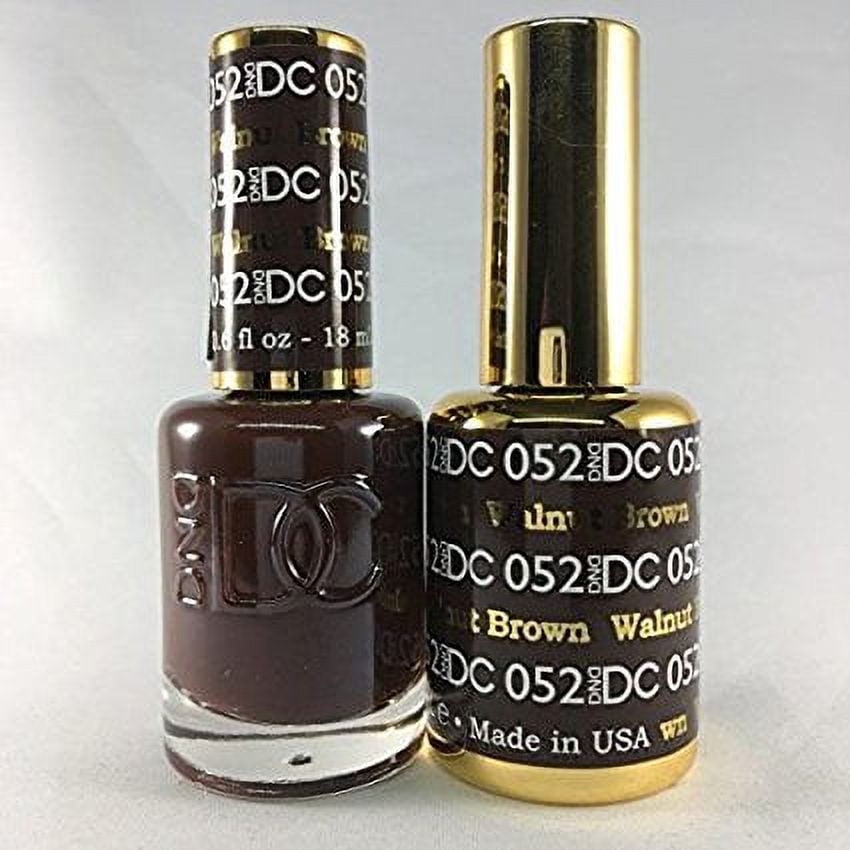 DND Duo Gel, Walnut Brown #DC052, Soak Off Gel and Matching Nail ...