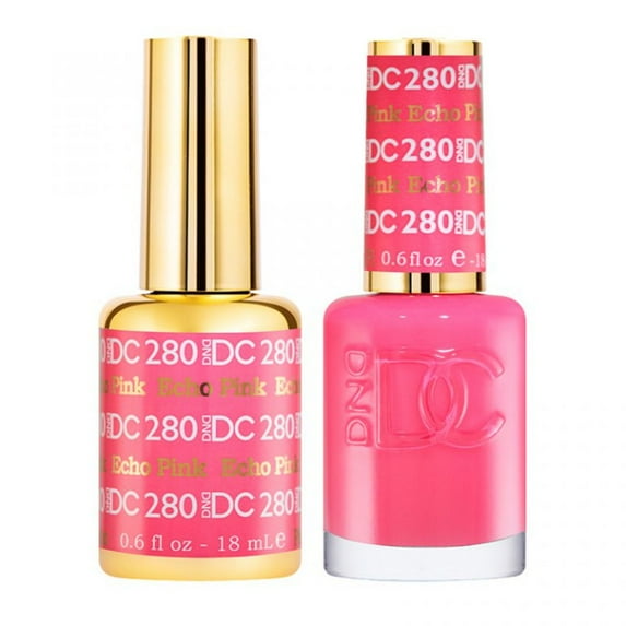 DND DC Echo Pink Gel Polish #280, DND DC Gel Polish for Nails - Walmart.com