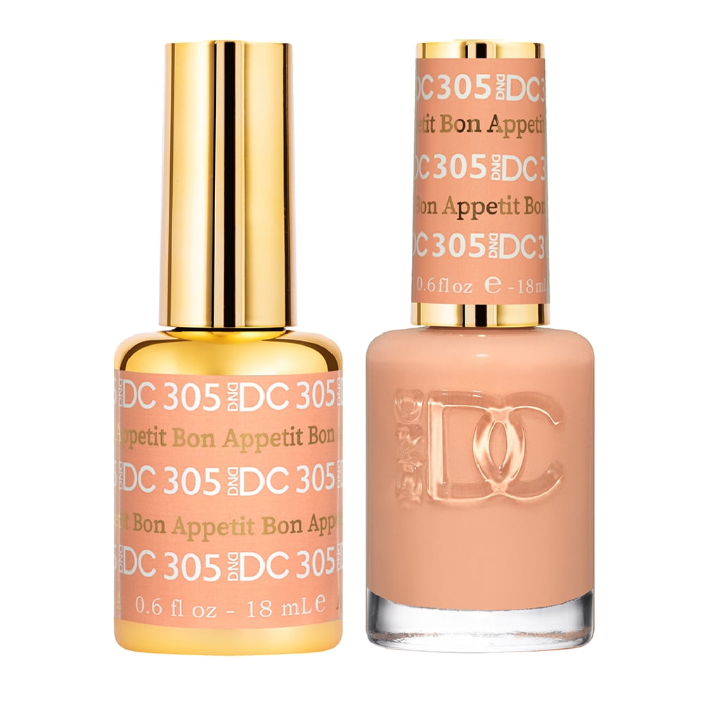 DND DC Gel Nail Polish Duo - 305 Pink Colors - Bon Appetit - Walmart.com