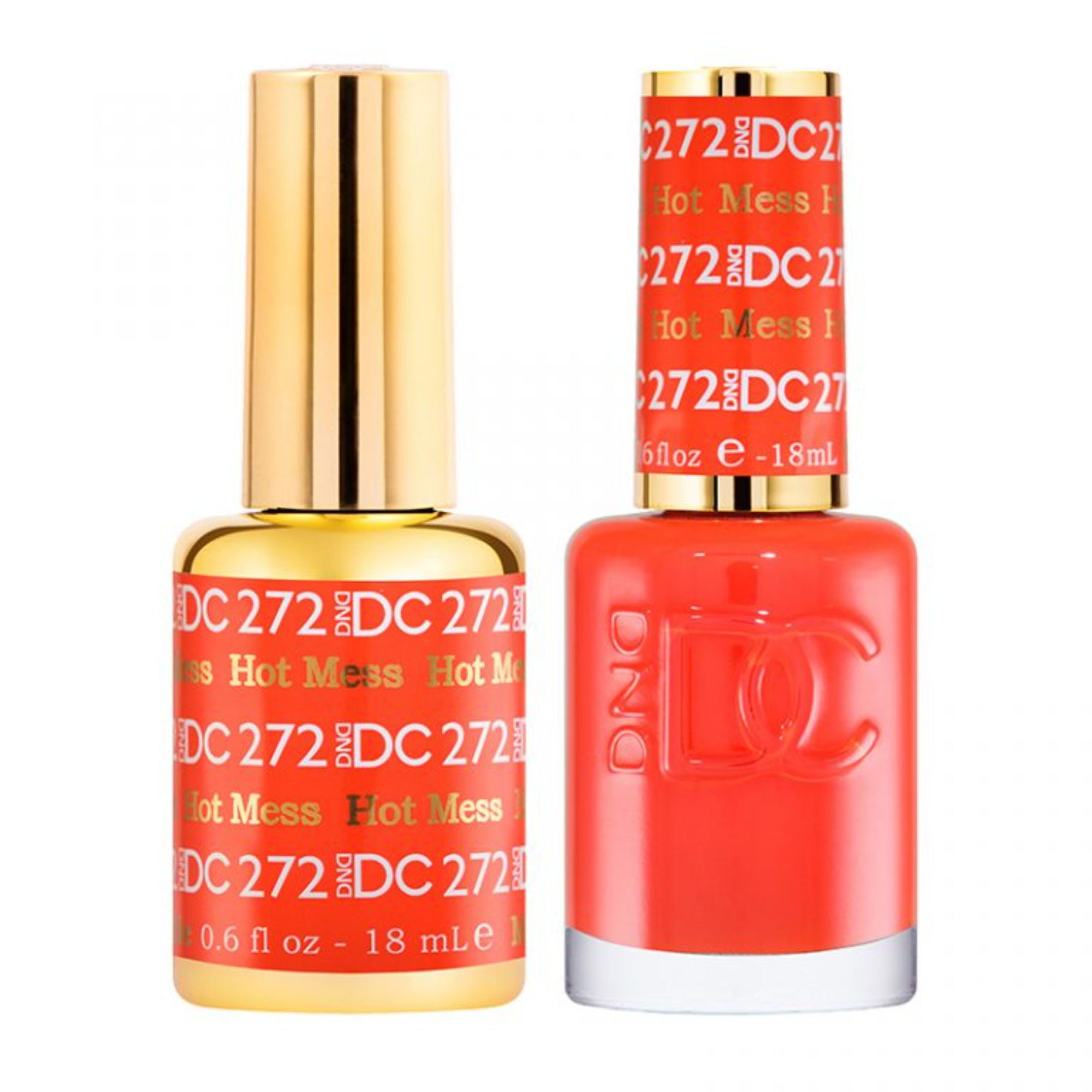DND DC Hot Mess Gel Polish #272, DND DC Gel Polish for Nails - Walmart.com