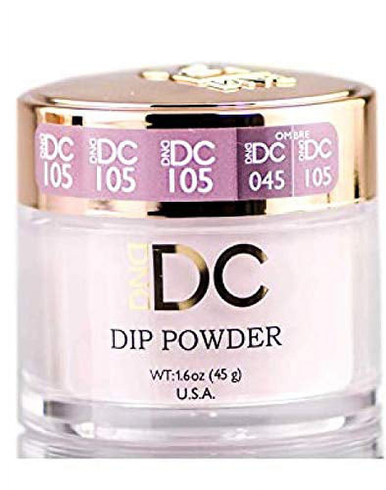 DND DC Neutrals DIP POWDER for Nails 1.6oz, 45g, Daisy Dipping (with bonus side Glitter) Made in ...