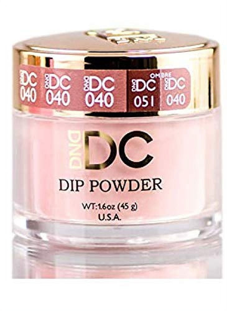 DND DC Neutrals DIP POWDER for Nails 1.6oz, 45g, Daisy Dipping (with bonus side Glitter) Made in ...