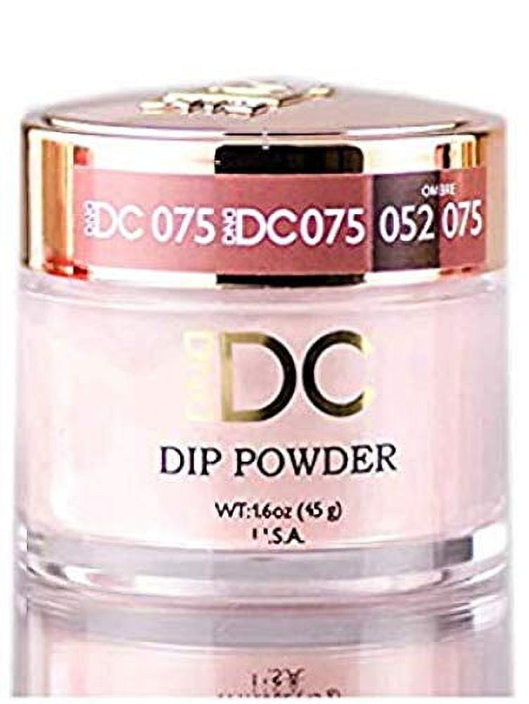 DND DC Neutrals DIP POWDER for Nails 1.6oz, 45g, Daisy Dipping (with bonus side Glitter) Made in ...