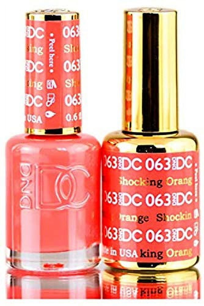 DND DC Oranges GEL POLISH DUO, Gel Lacquer 0.5 oz + Matching Nail ...